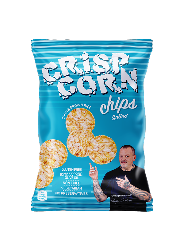 Crisp Corn Chips με Αλάτι - Elgen Foods